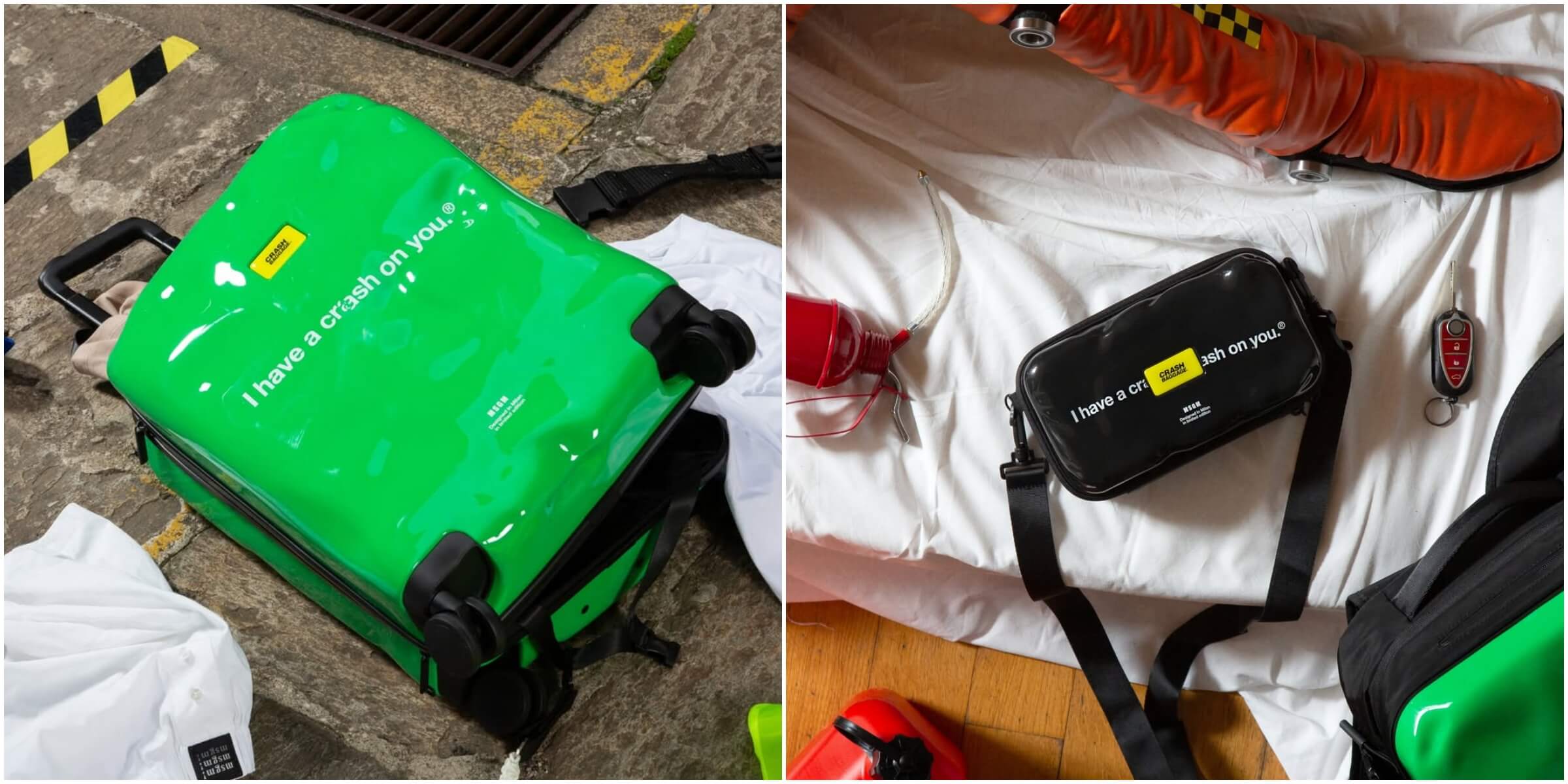 「I Have a Crash on You」——讓小鹿亂撞的情人節告白禮物！Crash Baggage × MSGM 推出限量「預撞」行李箱系列 - VERSE